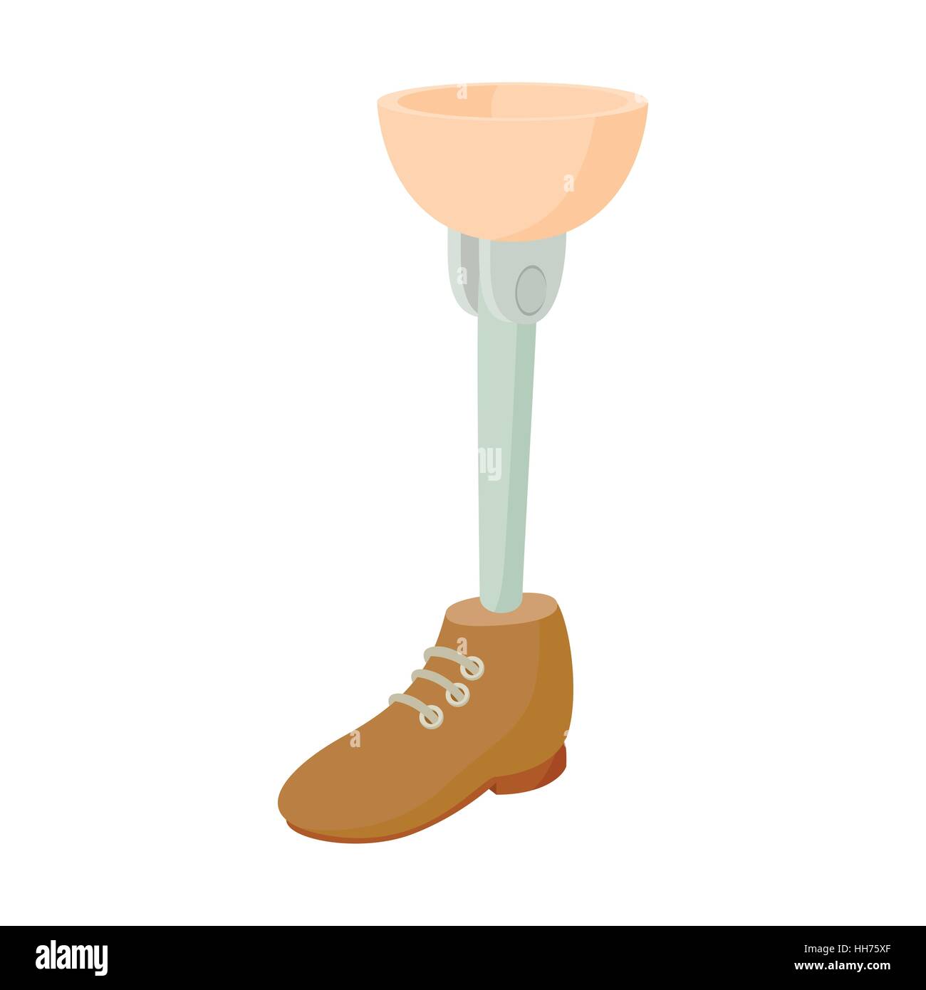 Prosthetic leg icon, cartoon style Stock Vector Image & Art - Alamy