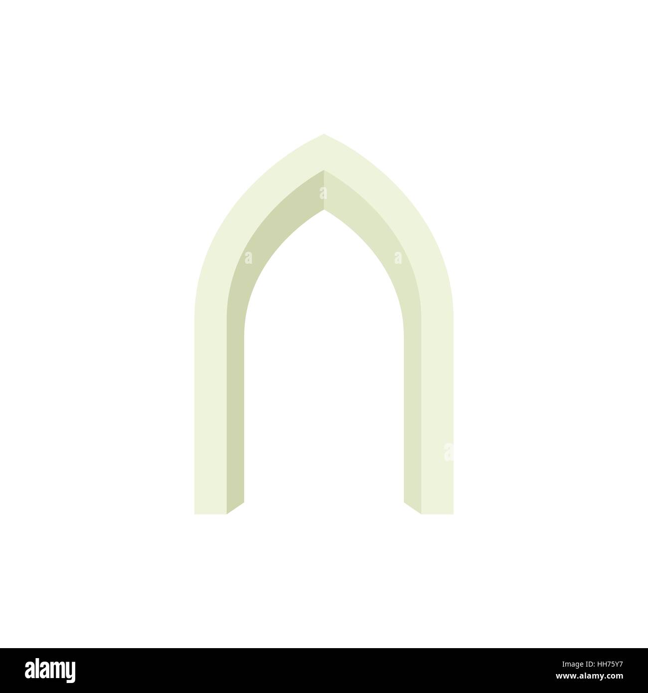 Gothic style door arch Stock Vector Images - Alamy