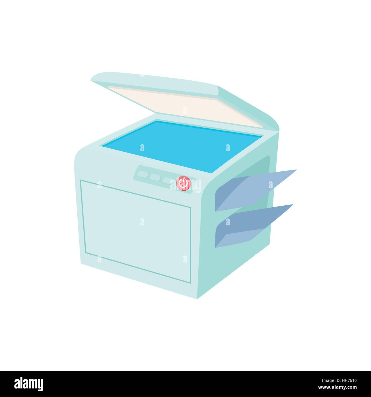 Multipurpose device, fax, copier and scanner icon Stock Vector Image ...