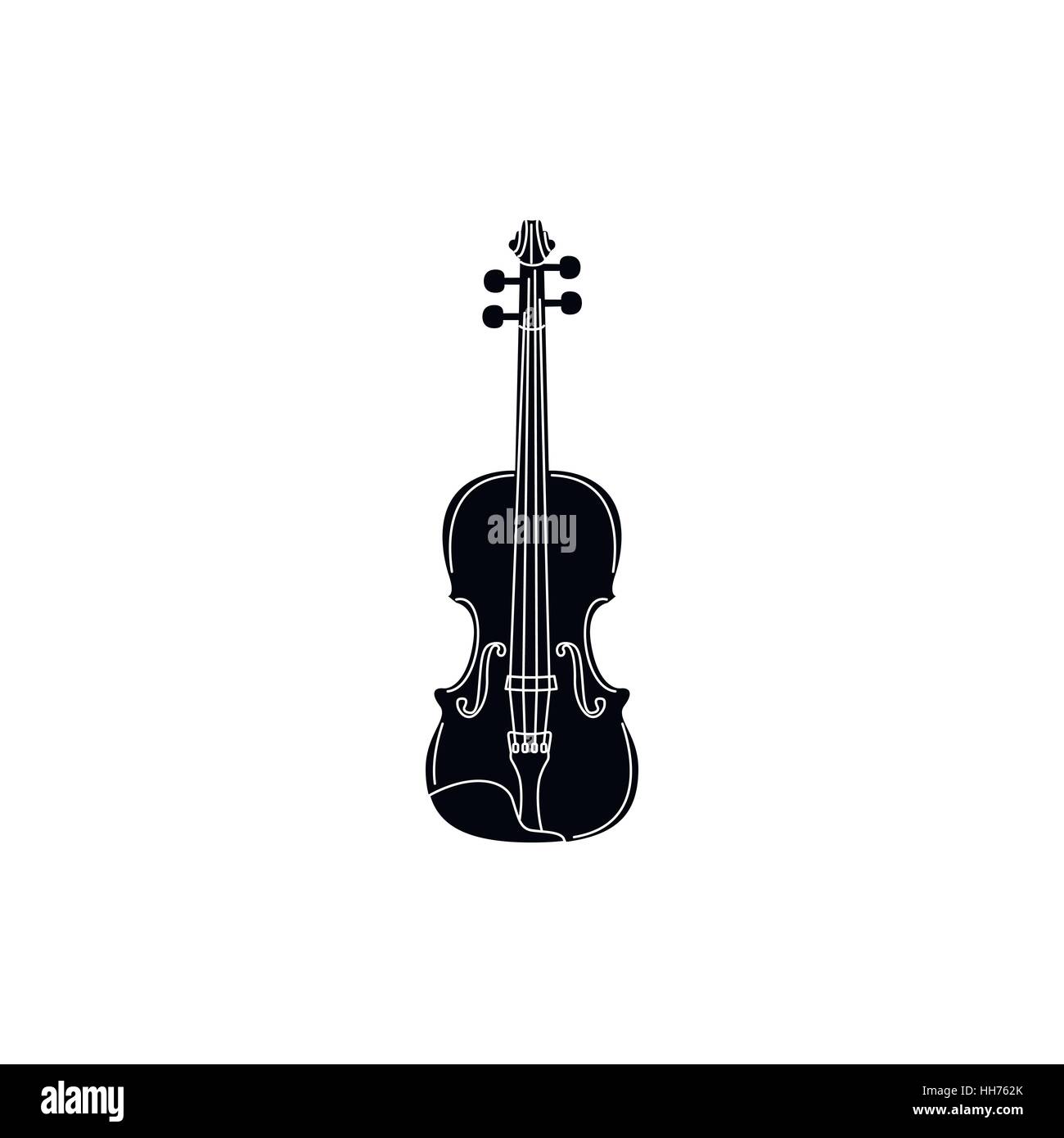 Cello icon, black simple style Stock Vector Image & Art - Alamy