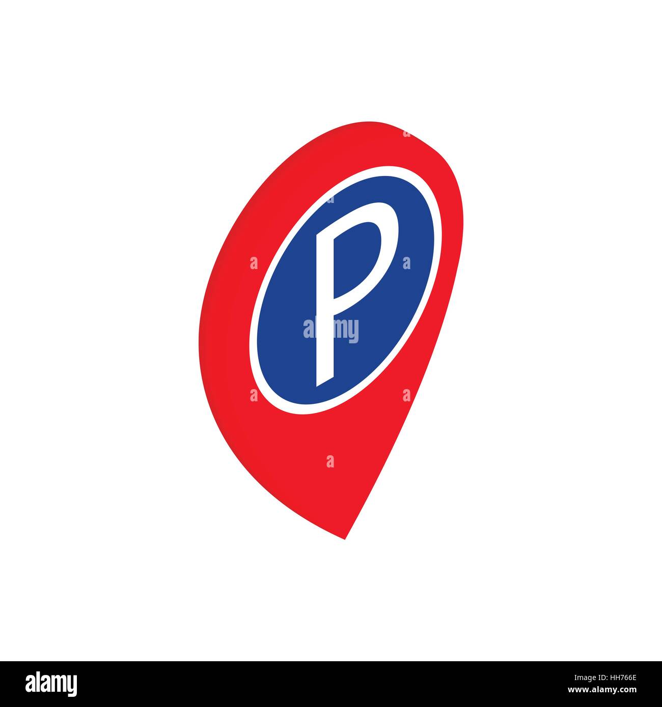 Illuminated sign pointing for parking icon Stock Vector Image & Art - Alamy