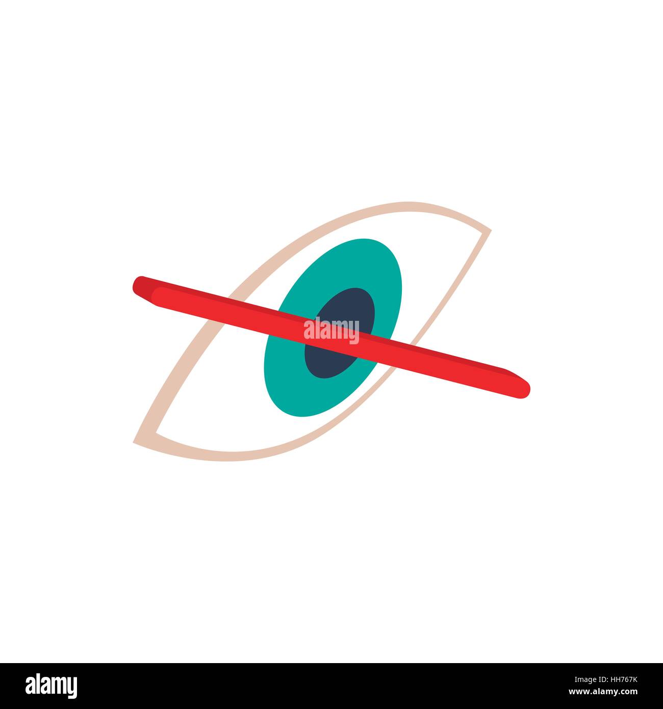 Face blindness Stock Vector Images - Alamy