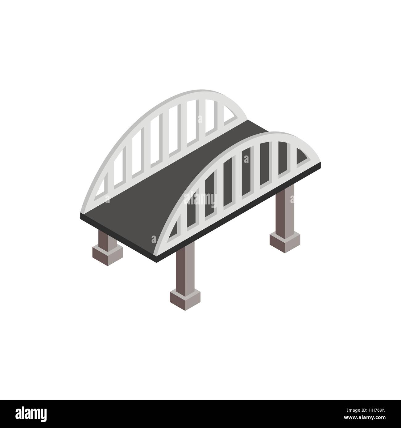 Bridge with arched railings icon Stock Vector Image & Art - Alamy