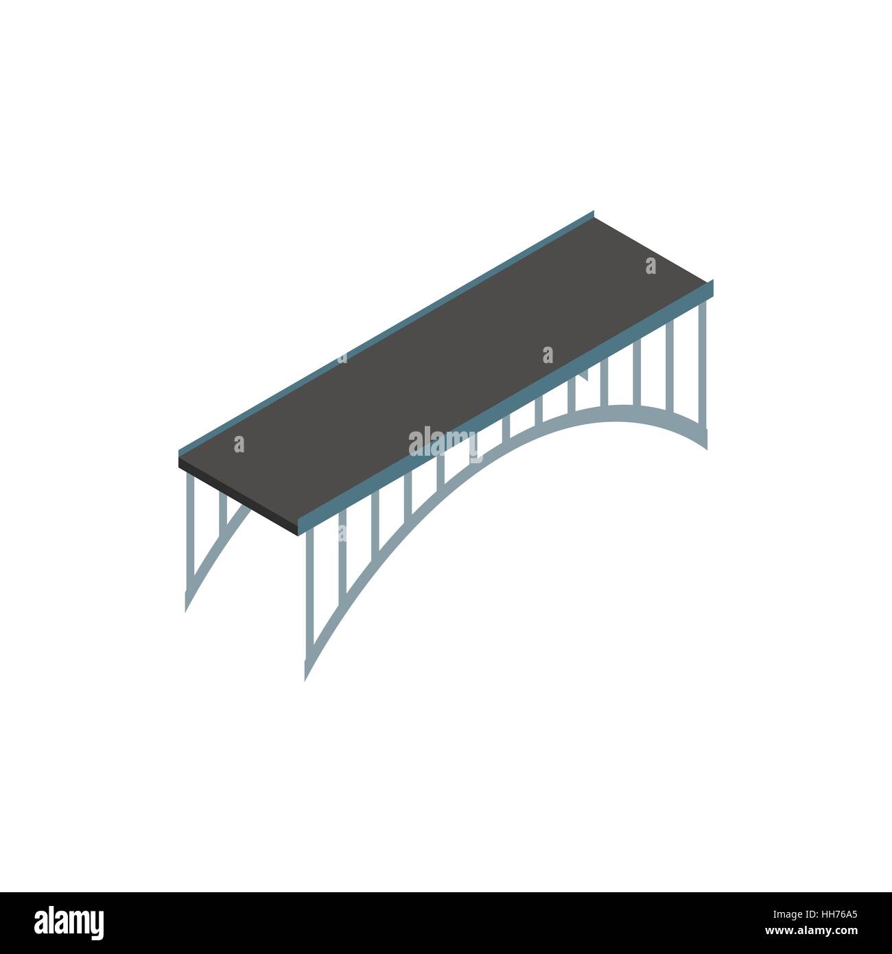 Arch bridge icon isometric Stock Vector Images - Alamy