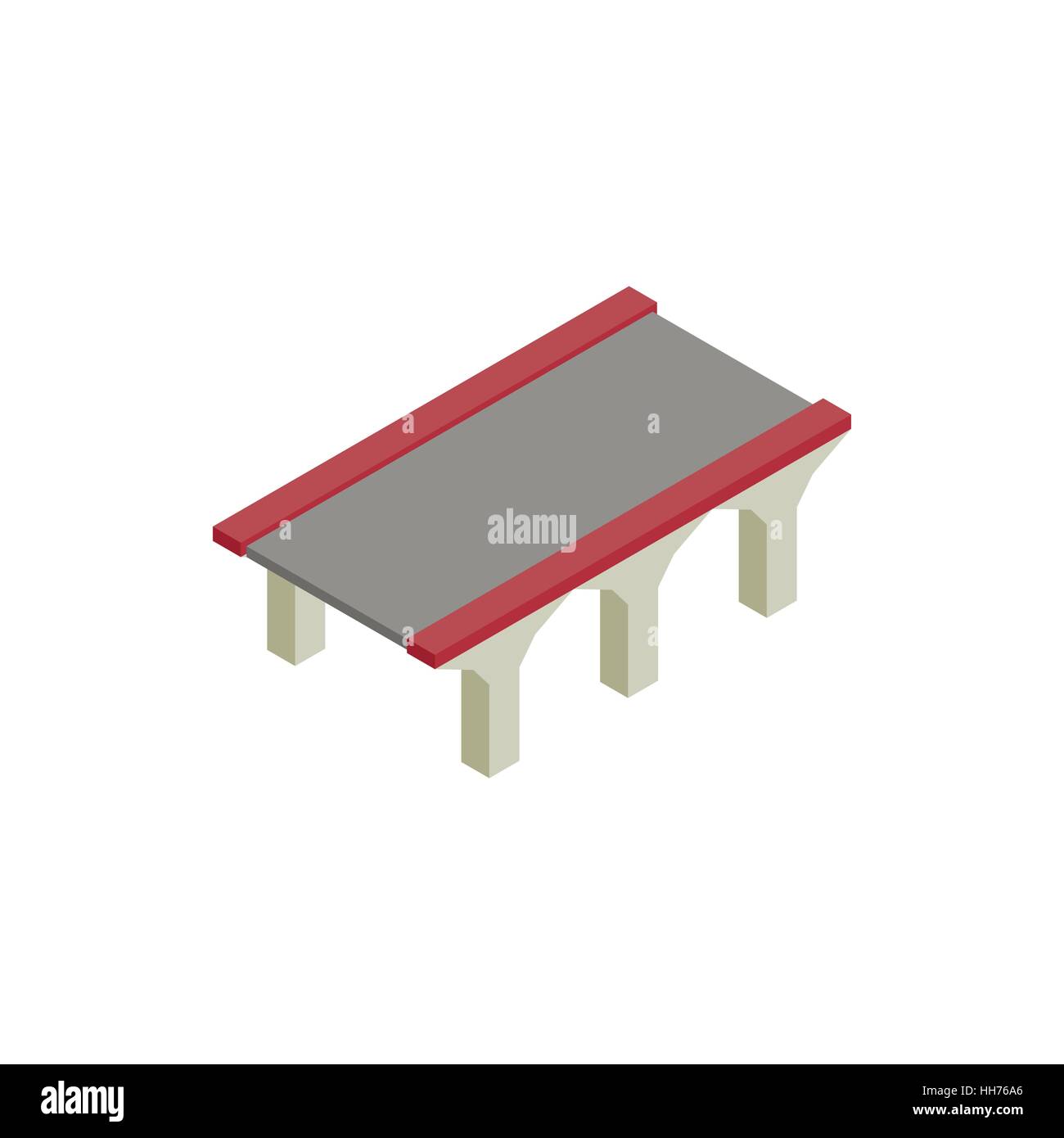 Span bridge icon, isometric 3d style Stock Vector Image & Art - Alamy