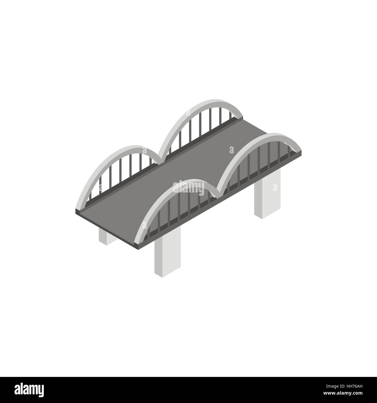 Bridge with arched railings icon Stock Vector Image & Art - Alamy