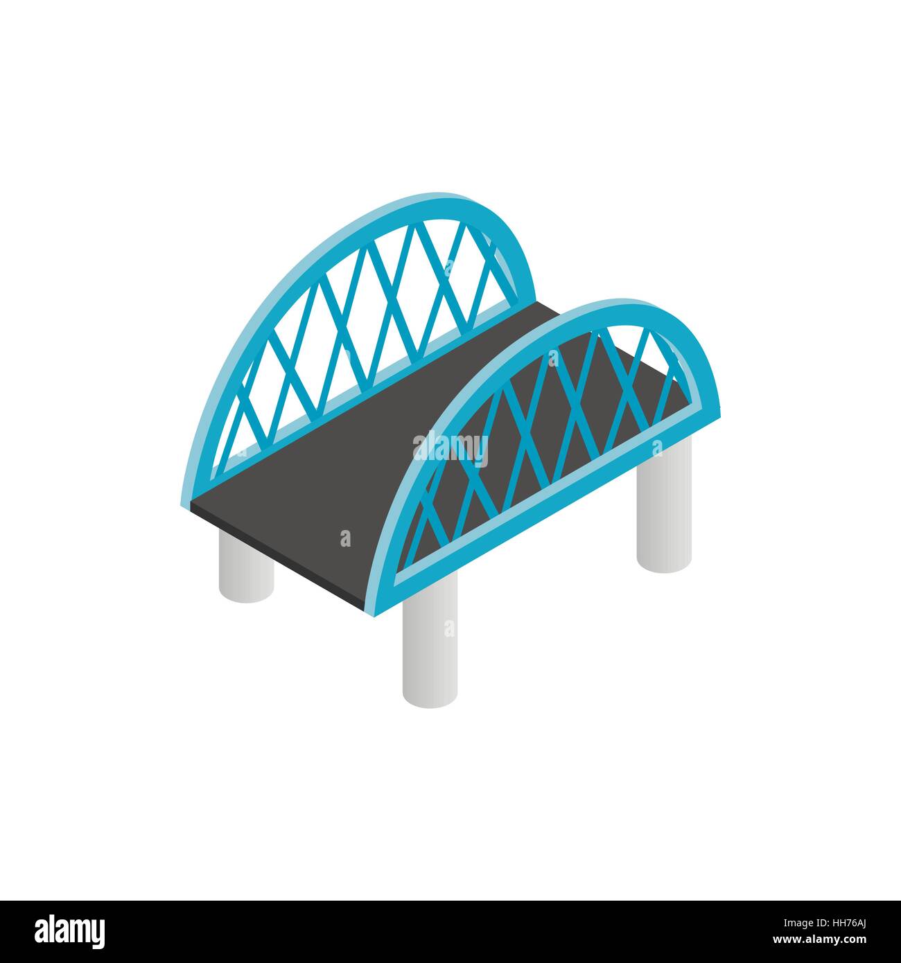 Bridge with arched railings icon Stock Vector Image & Art - Alamy