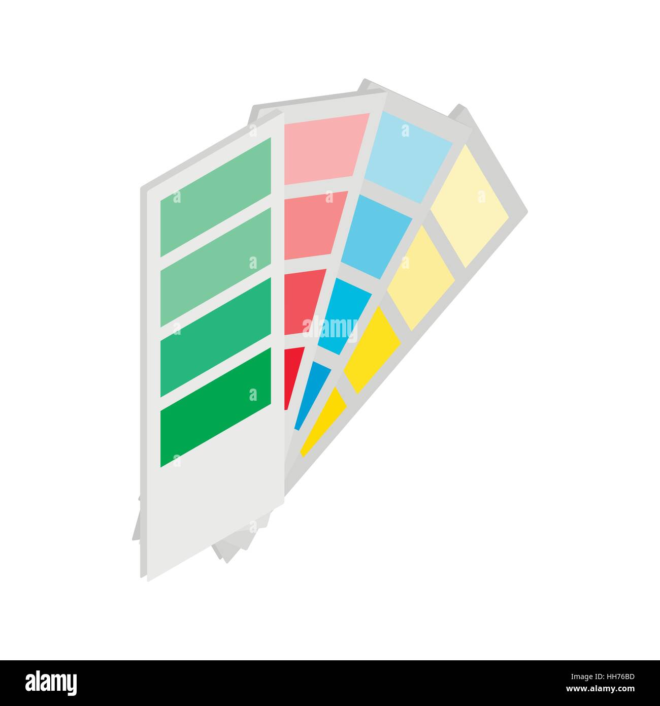 Color guide icon, isometric 3d style Stock Vector Image & Art - Alamy