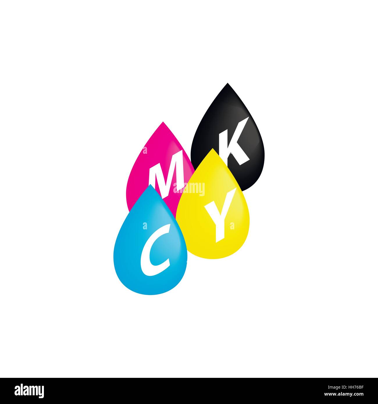 Cmyk drops Stock Vector Images - Alamy