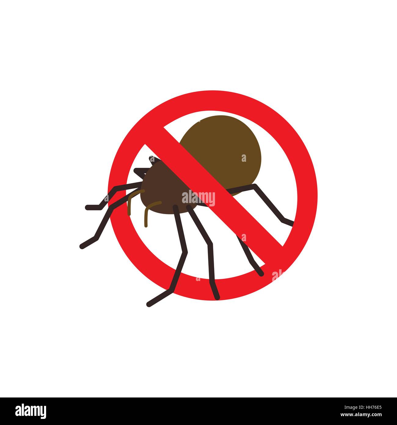 Warning sign with bug icon, isometric 3d style Stock Vector Image & Art ...