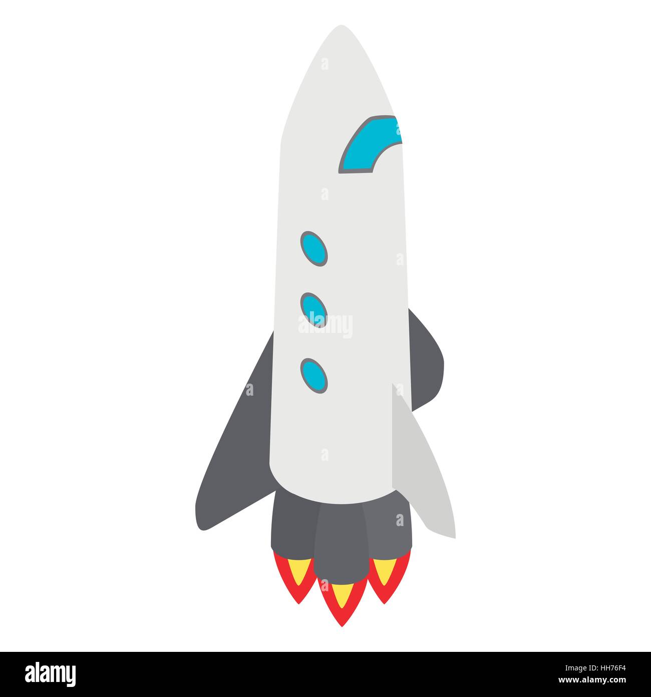 Grey rocket Stock Vector Images - Alamy