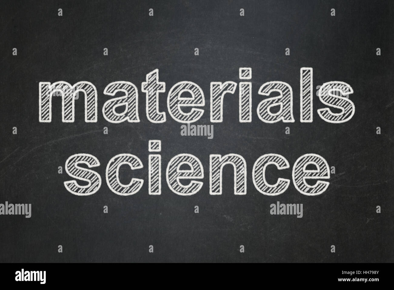 Science concept: Materials Science on chalkboard background Stock Photo ...