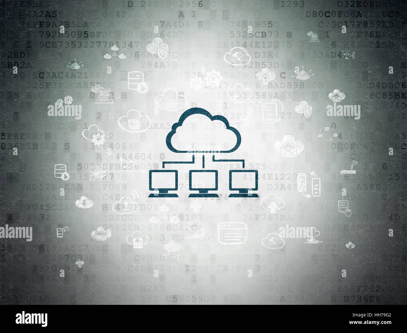Cloud networking concept: Cloud Network on Digital Data Paper ...