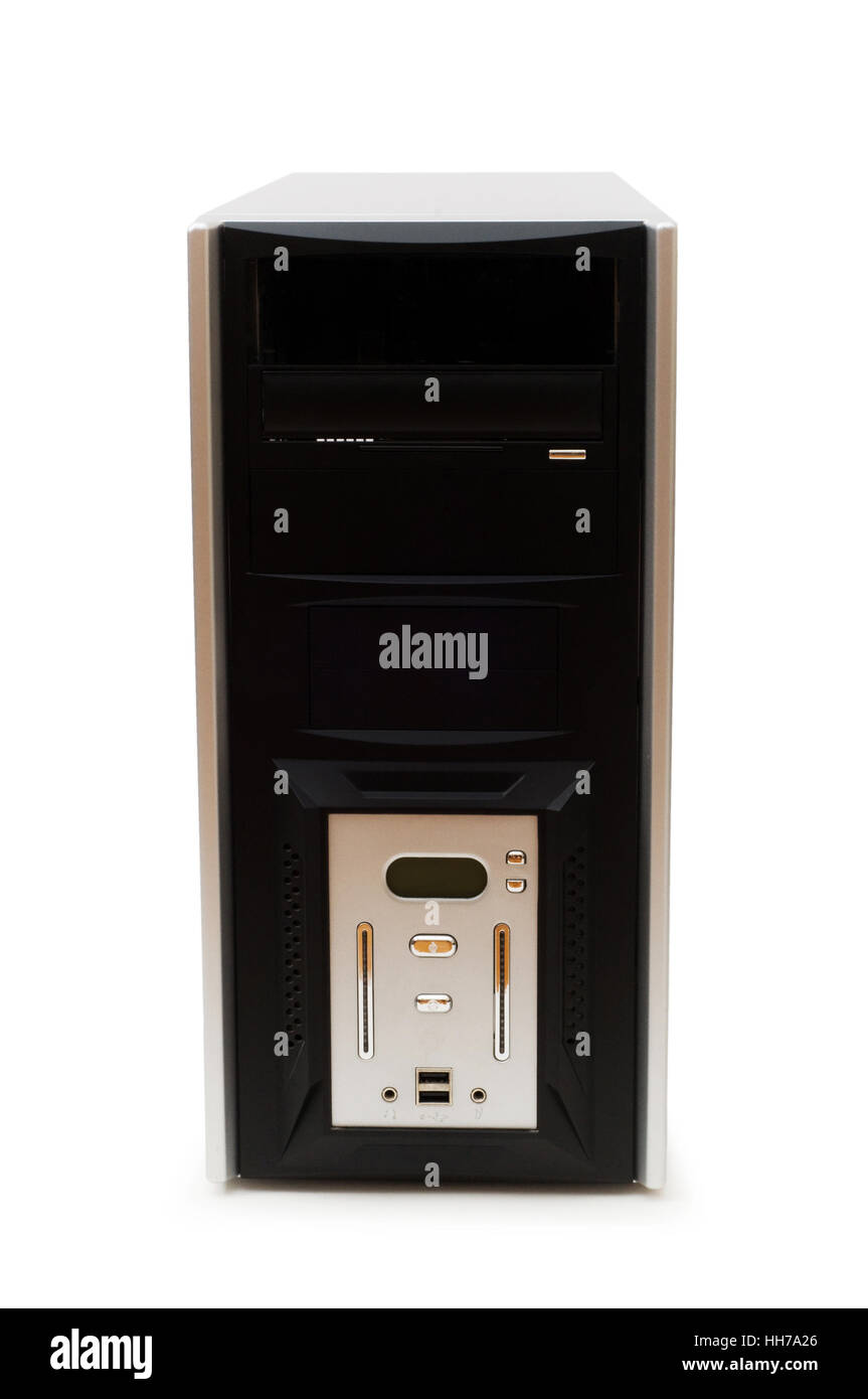 PC, computers, computer, object, isolated, black, swarthy, jetblack ...