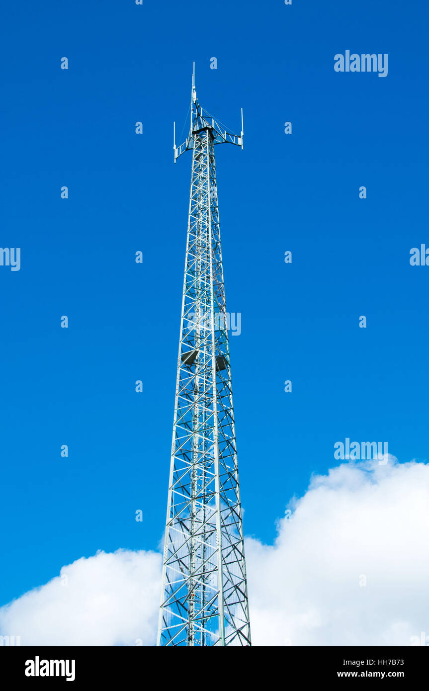 sign, signal, telephone, phone, station, blue, tower, industry ...