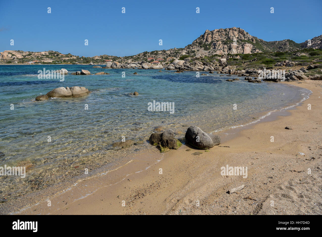 Bay, Cala Francese, La Maddalena Island, Province of Sassari, Gallura ...