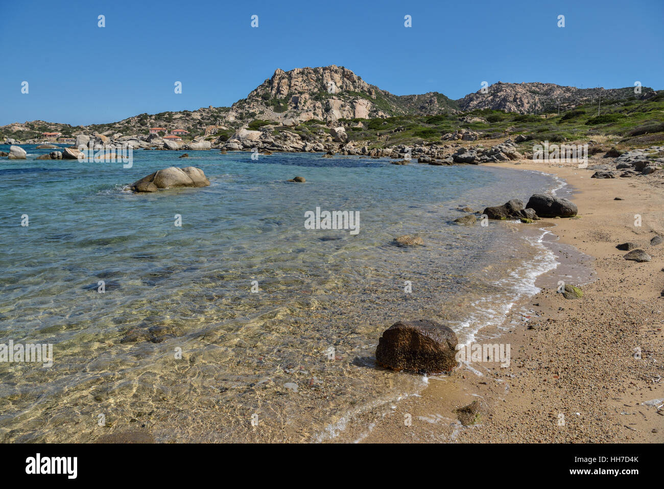 Bay, Cala Francese, La Maddalena Island, Province of Sassari, Gallura ...