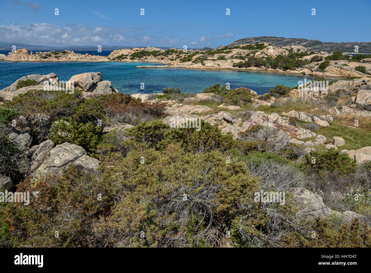 Bay, Cala Francese, La Maddalena Island, Province of Sassari, Gallura ...
