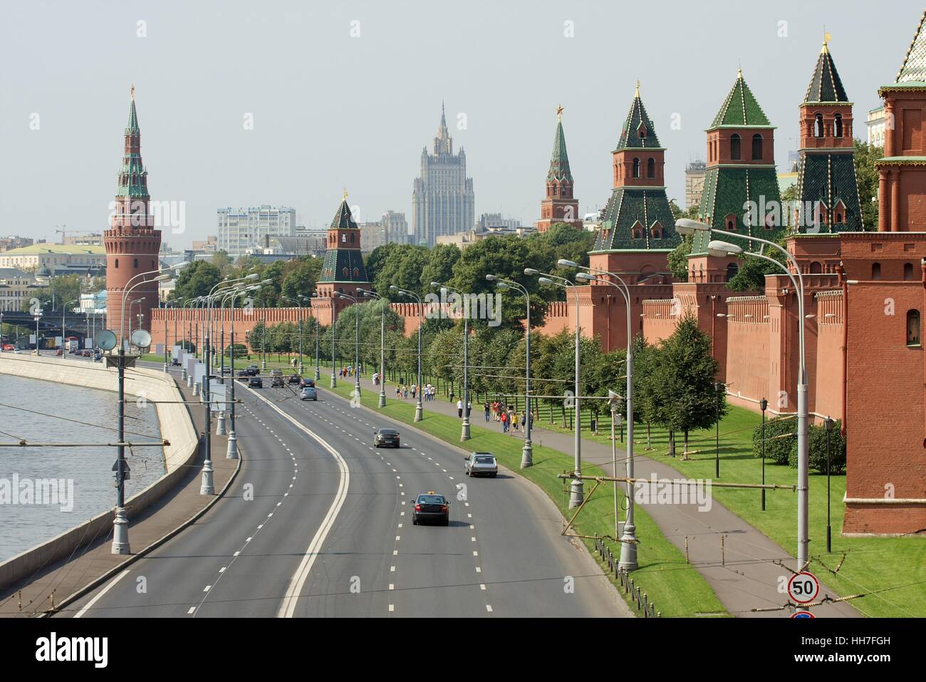 city, town, capital, center, kremlin, moscow, blue, tower, travel ...