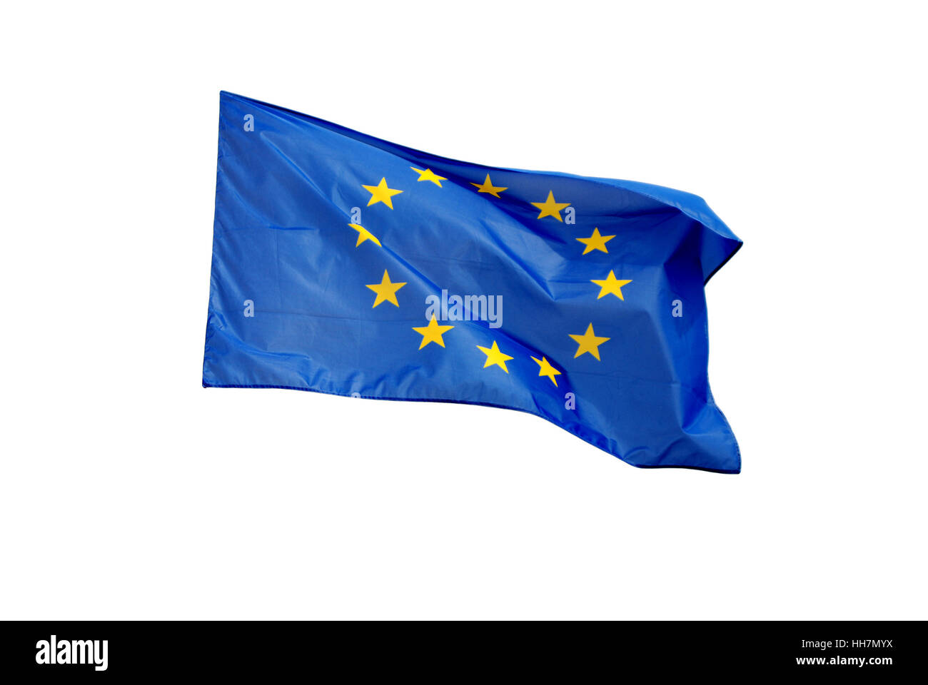 Isolated European flag with clipping path Stock Photo - Alamy