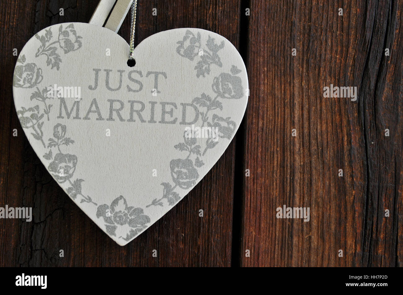 Just married picture hi-res stock photography and images - Alamy