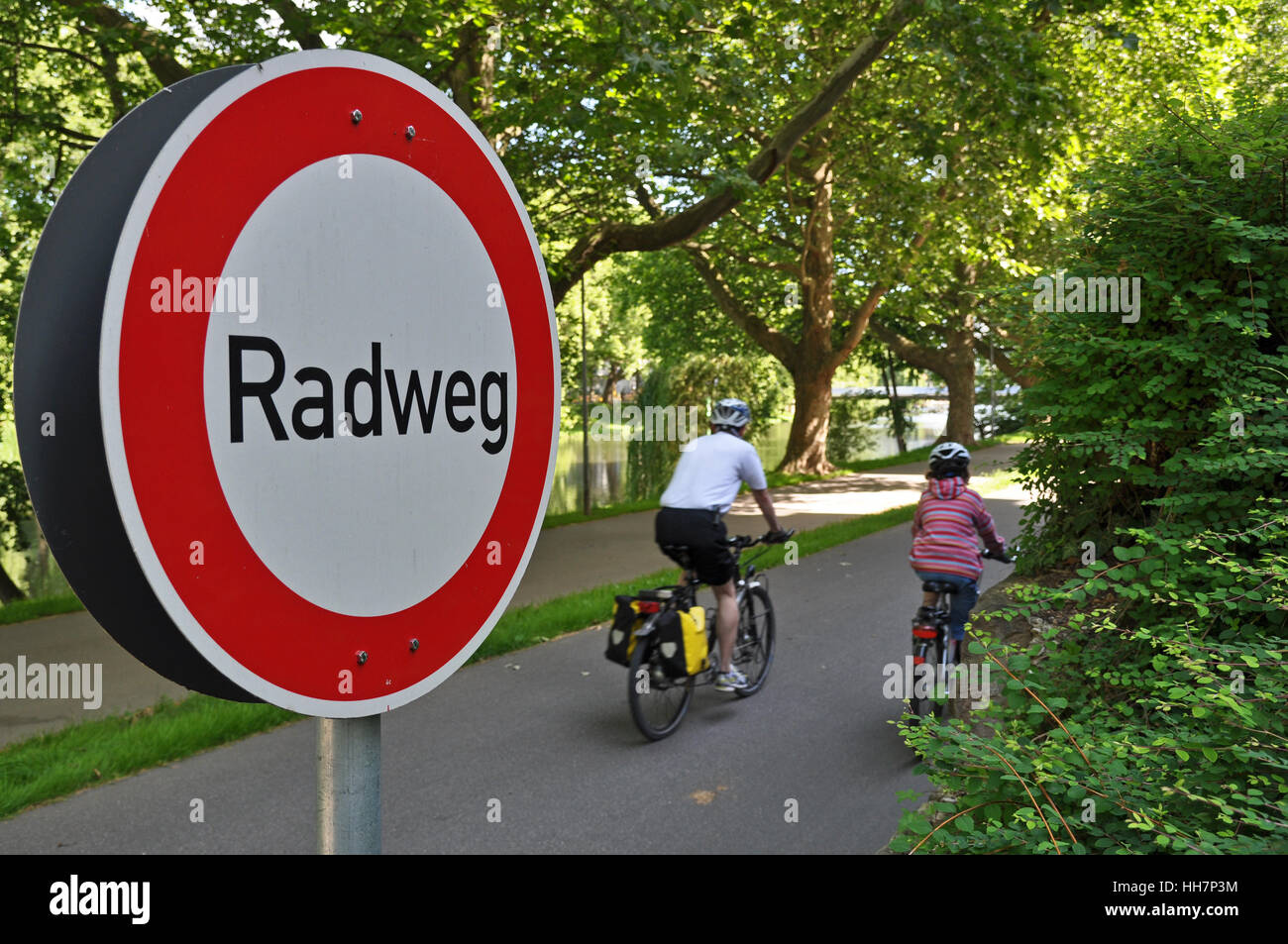 sign, signal, traffic, transportation, biker, traffic sign, cycle track ...