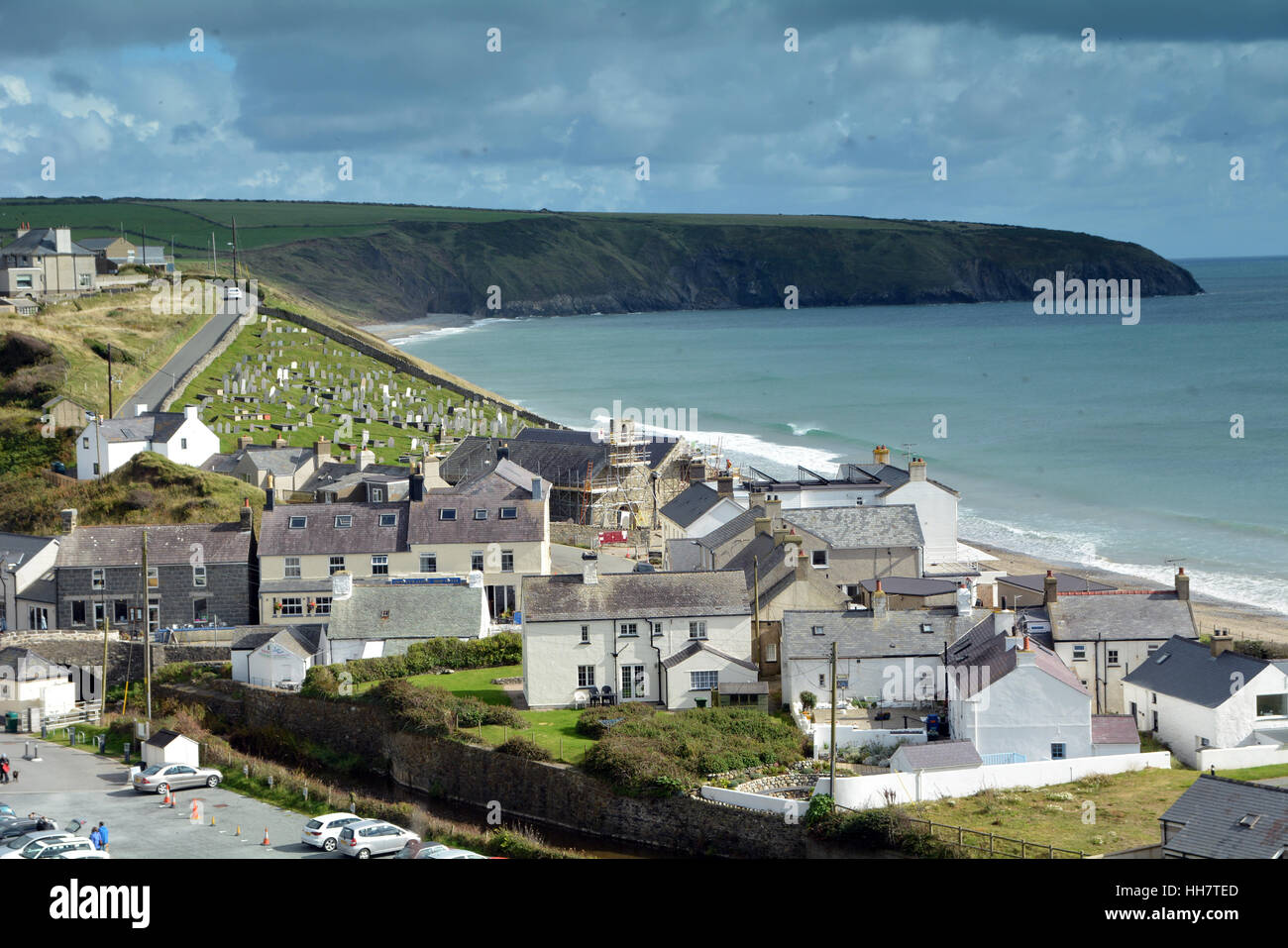 Aberdaron village,Llyn peninsula Stock Photo - Alamy
