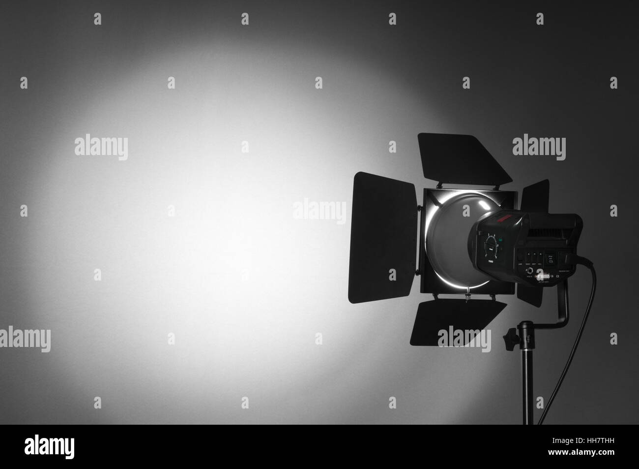 Projector lights wtih space for your text Stock Photo - Alamy