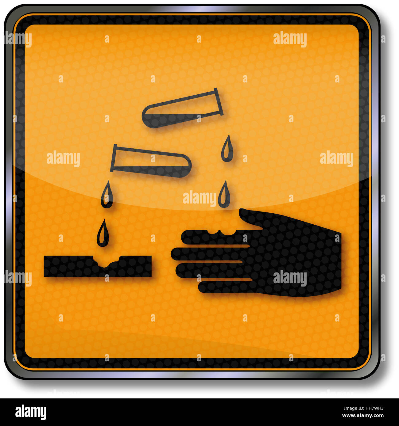 Dangerous chemicals pictogram hi-res stock photography and images - Alamy