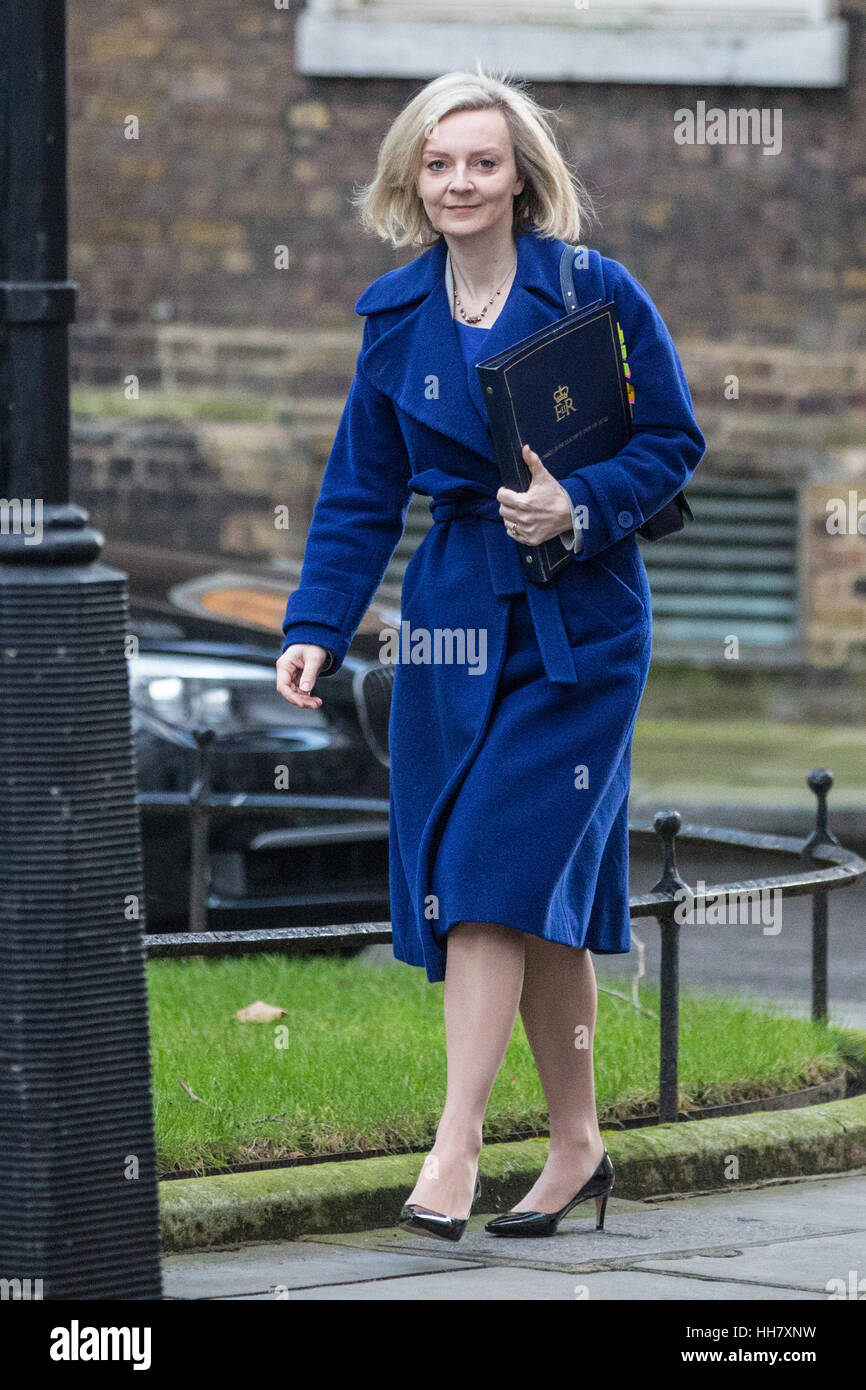 London, UK. 17th Jan, 2017. Elizabeth Truss MP, Lord Chancellor and ...