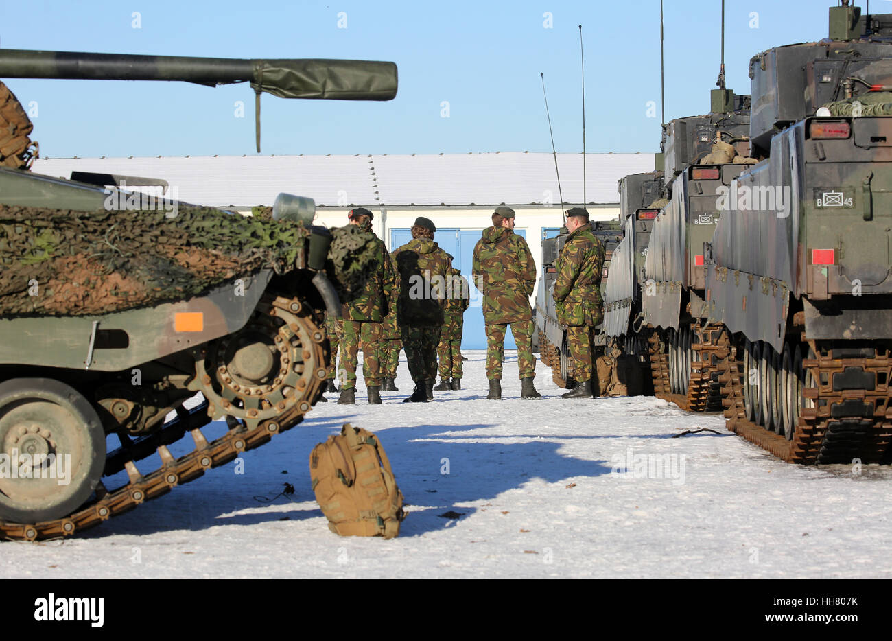 Military personnel prepare vehicles hi-res stock photography and images ...