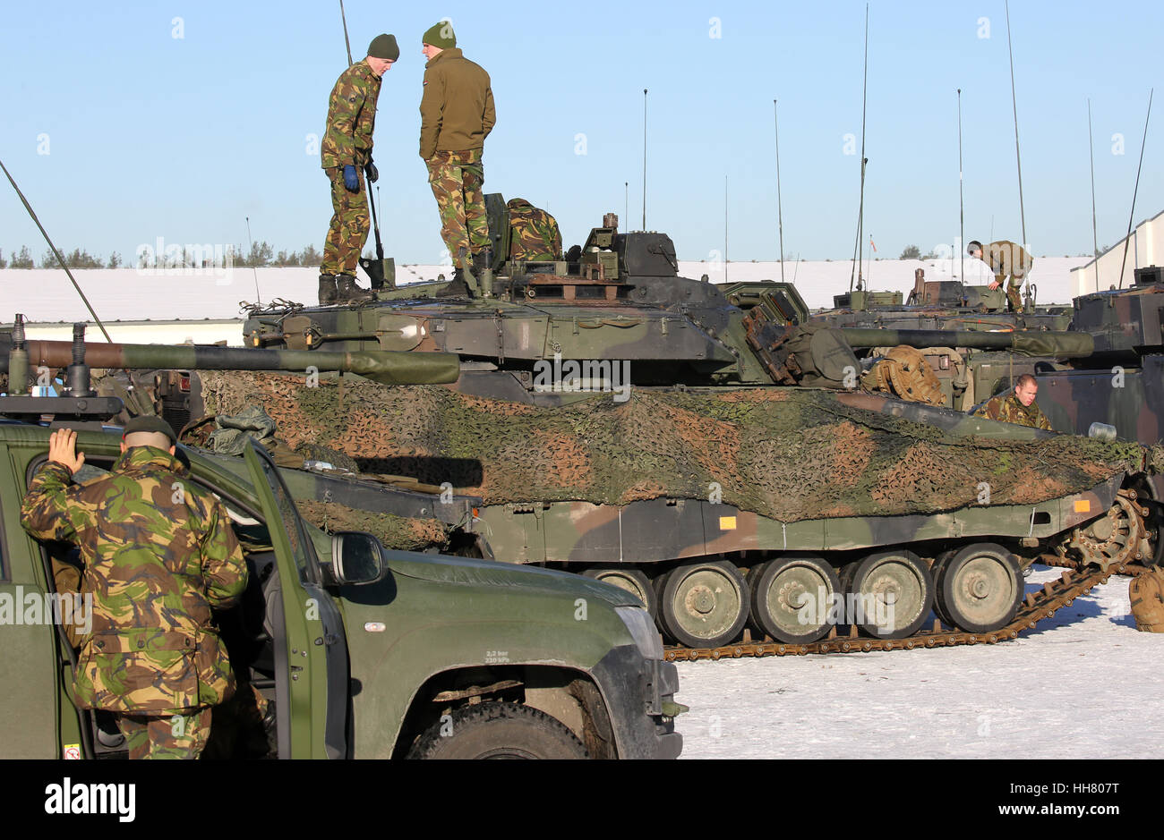 Military personnel prepare vehicles hi-res stock photography and images ...