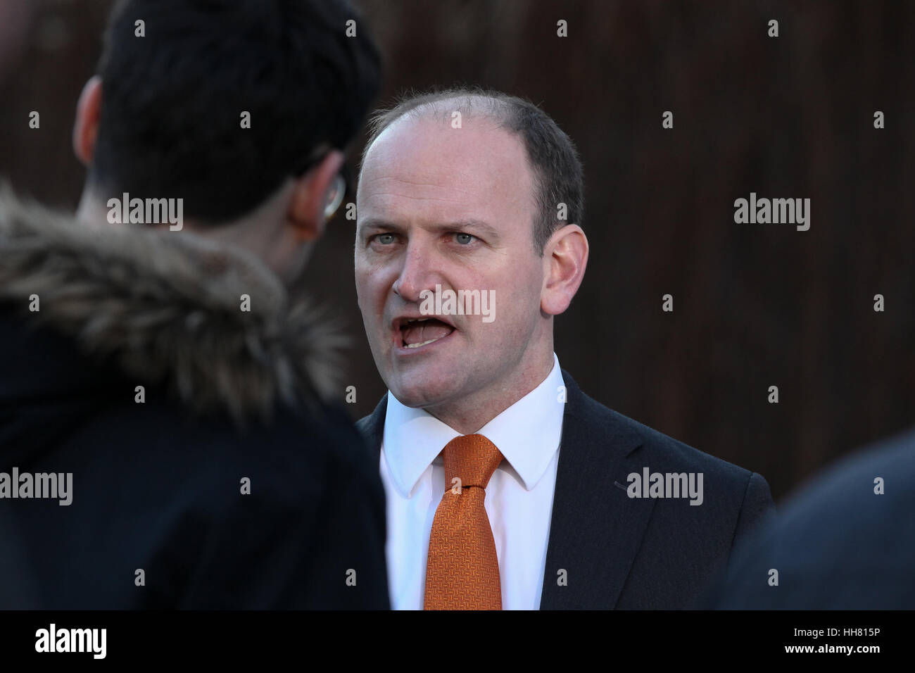 College Green, London, UK. 17th Jan, 2017. Douglas Carswell MP on ...