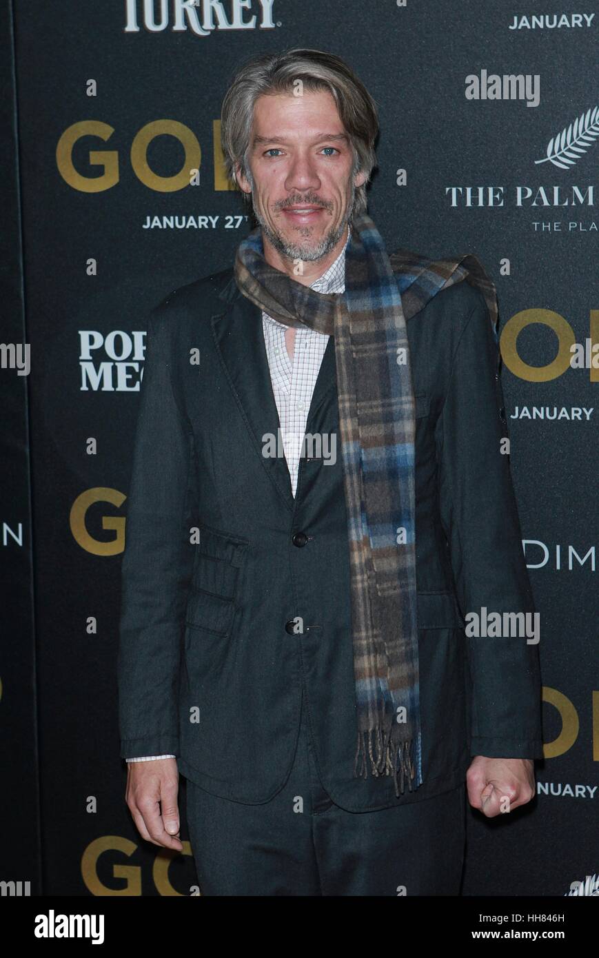 New York City, USA. 17th Jan, 2017. Stephen Gaghan at the 'Gold' World ...