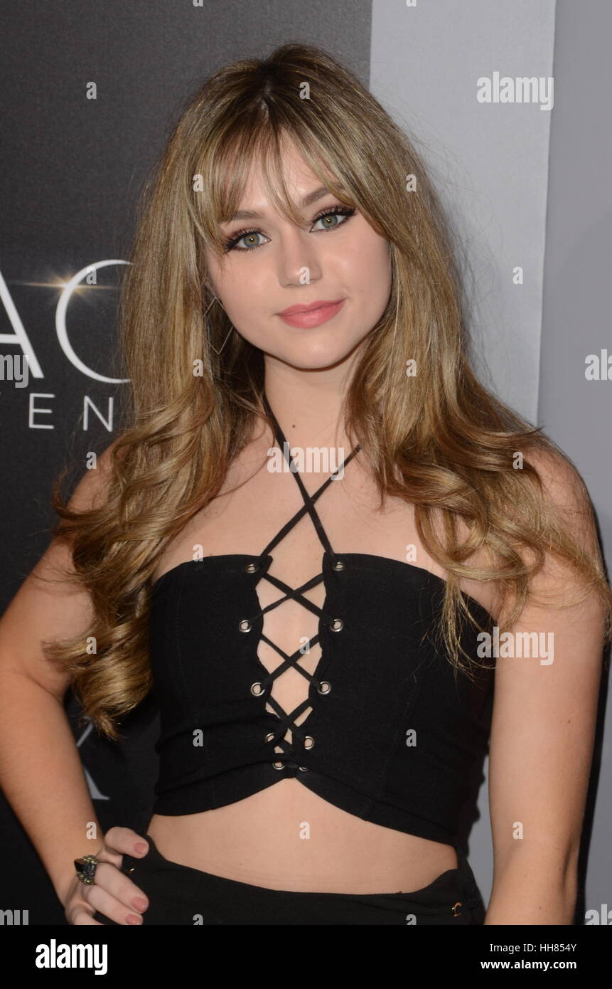 Hollywood, California, USA. 17th Jan, 2017. Brec Bassinger at the Los ...
