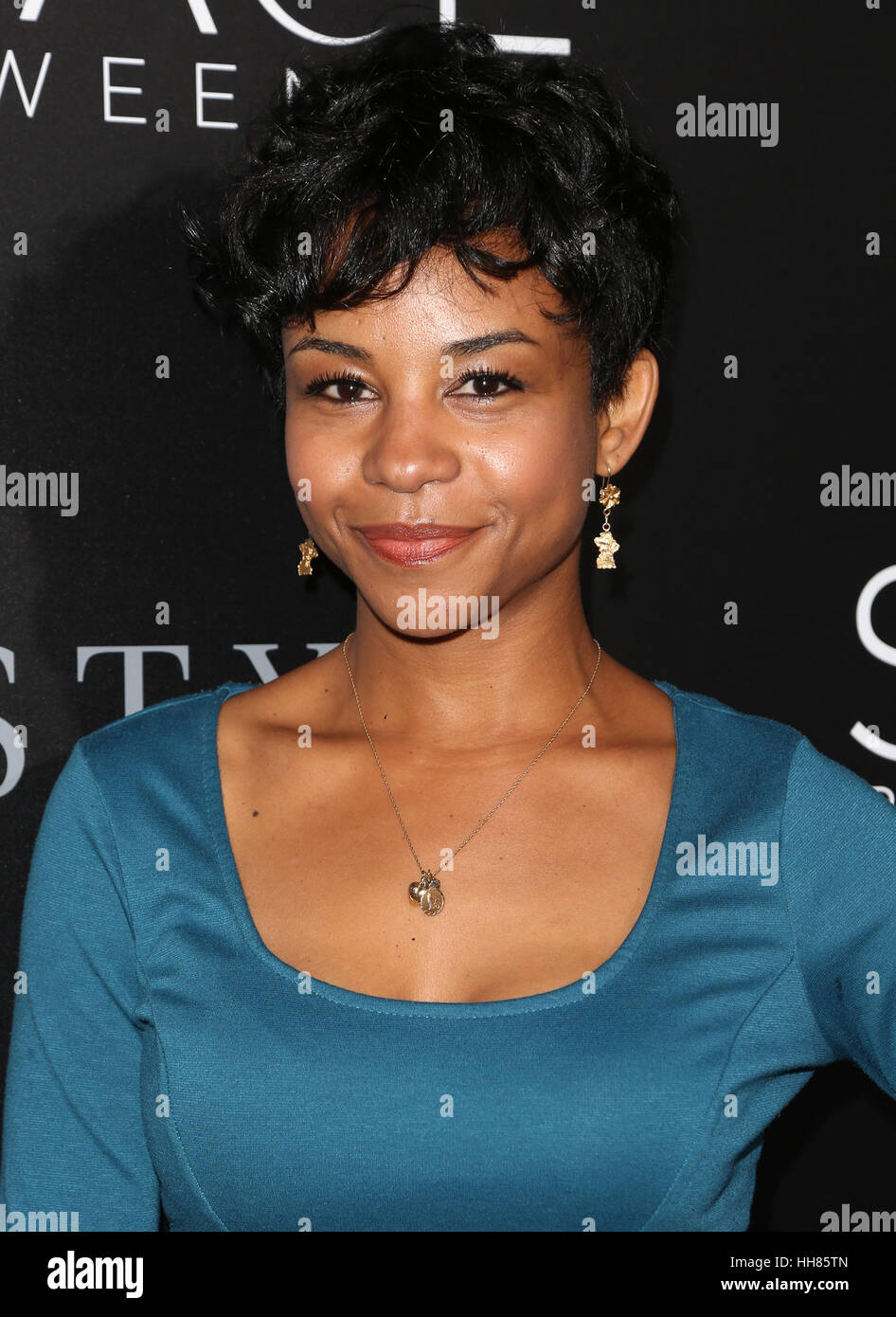 Hollywood, California, USA. 17th Jan, 2017. Aasha Davis, At premiere of ...