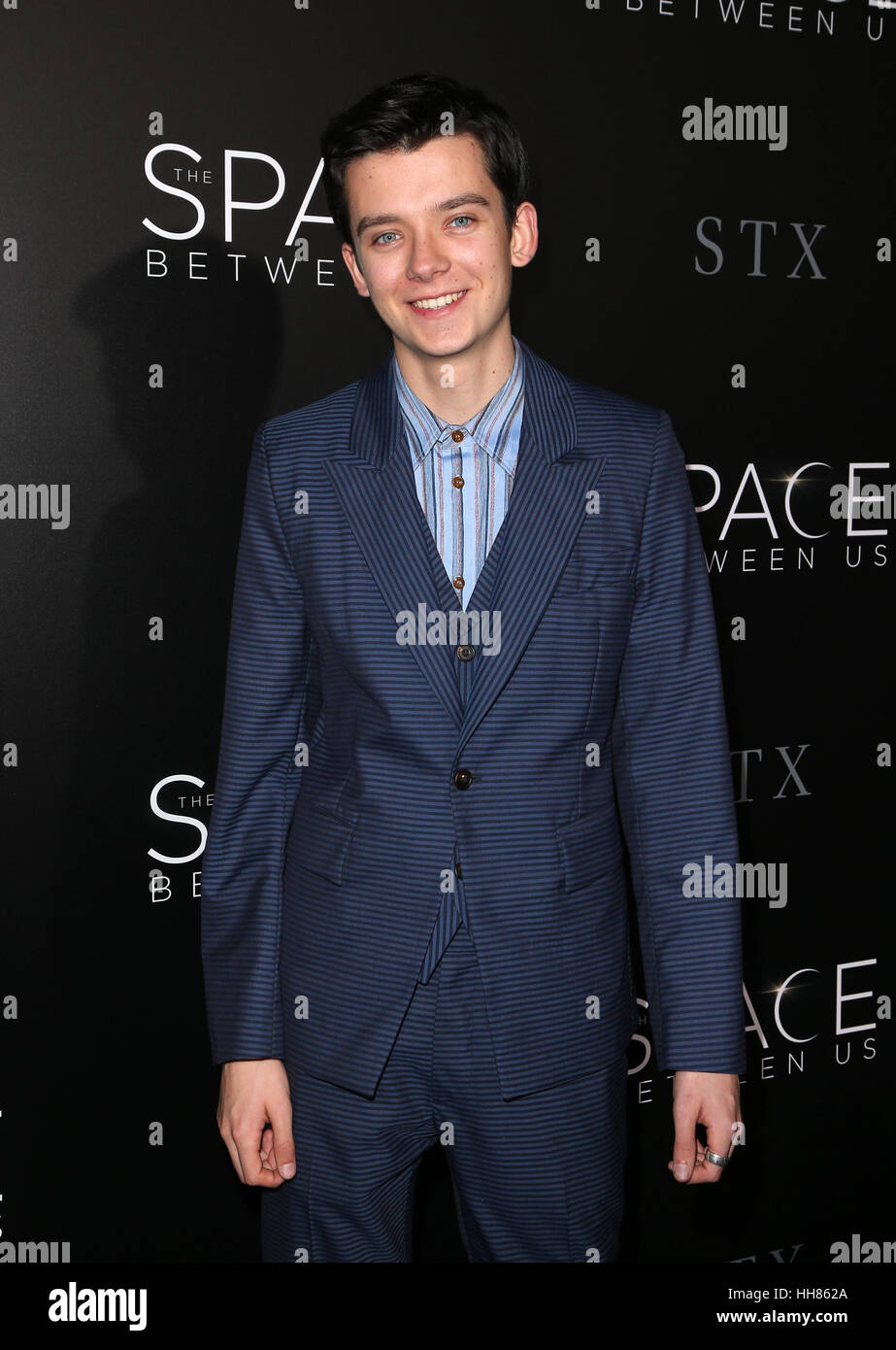 Hollywood, California, USA. 17th Jan, 2017. Asa Butterfield, At ...