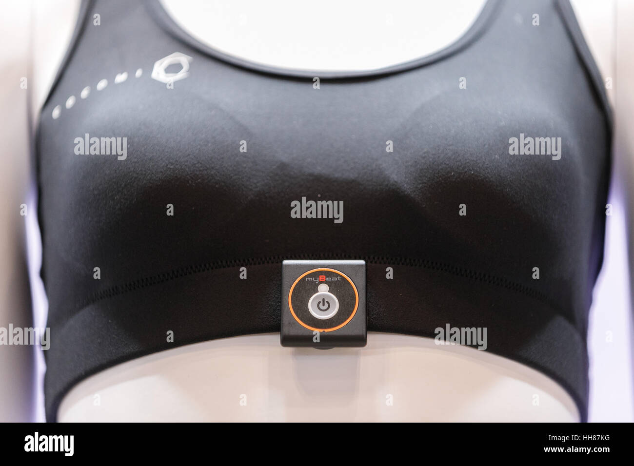 Tokyo, Japan. 18th January, 2017. A Smart Clothing TOYOBO on display at ...