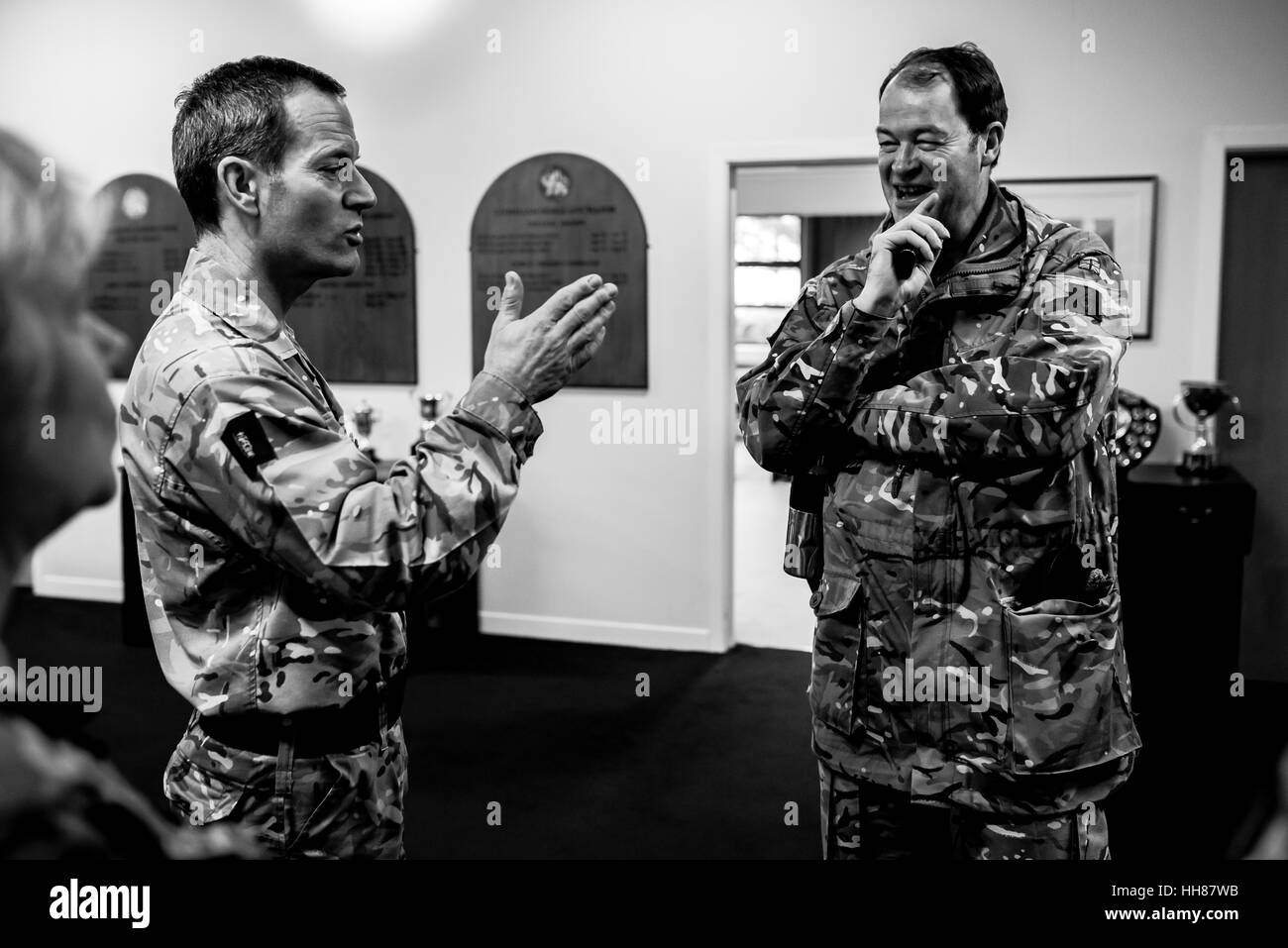 Upavon, UK, 17th January 2017. Lieutenant General Patrick Sanders CBE ...