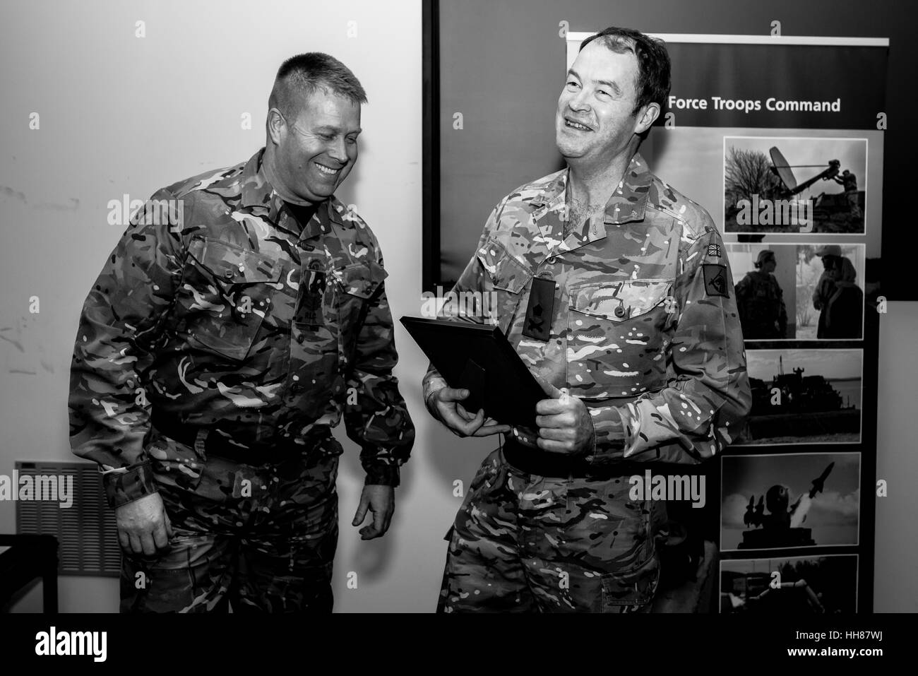 Upavon, UK, 17th January 2017. Lieutenant General Patrick Sanders CBE ...