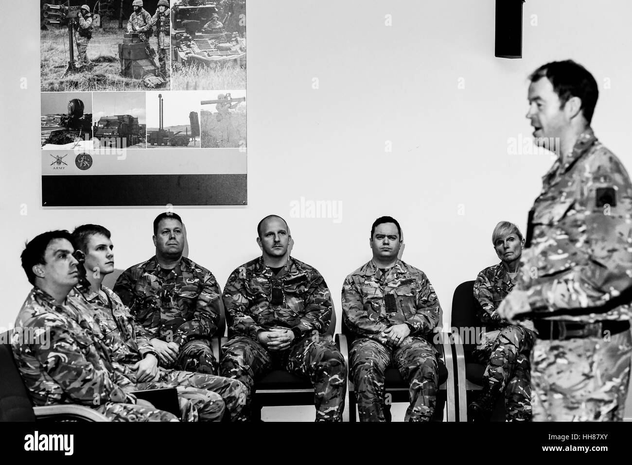 Lieutenant general patrick sanders Black and White Stock Photos ...