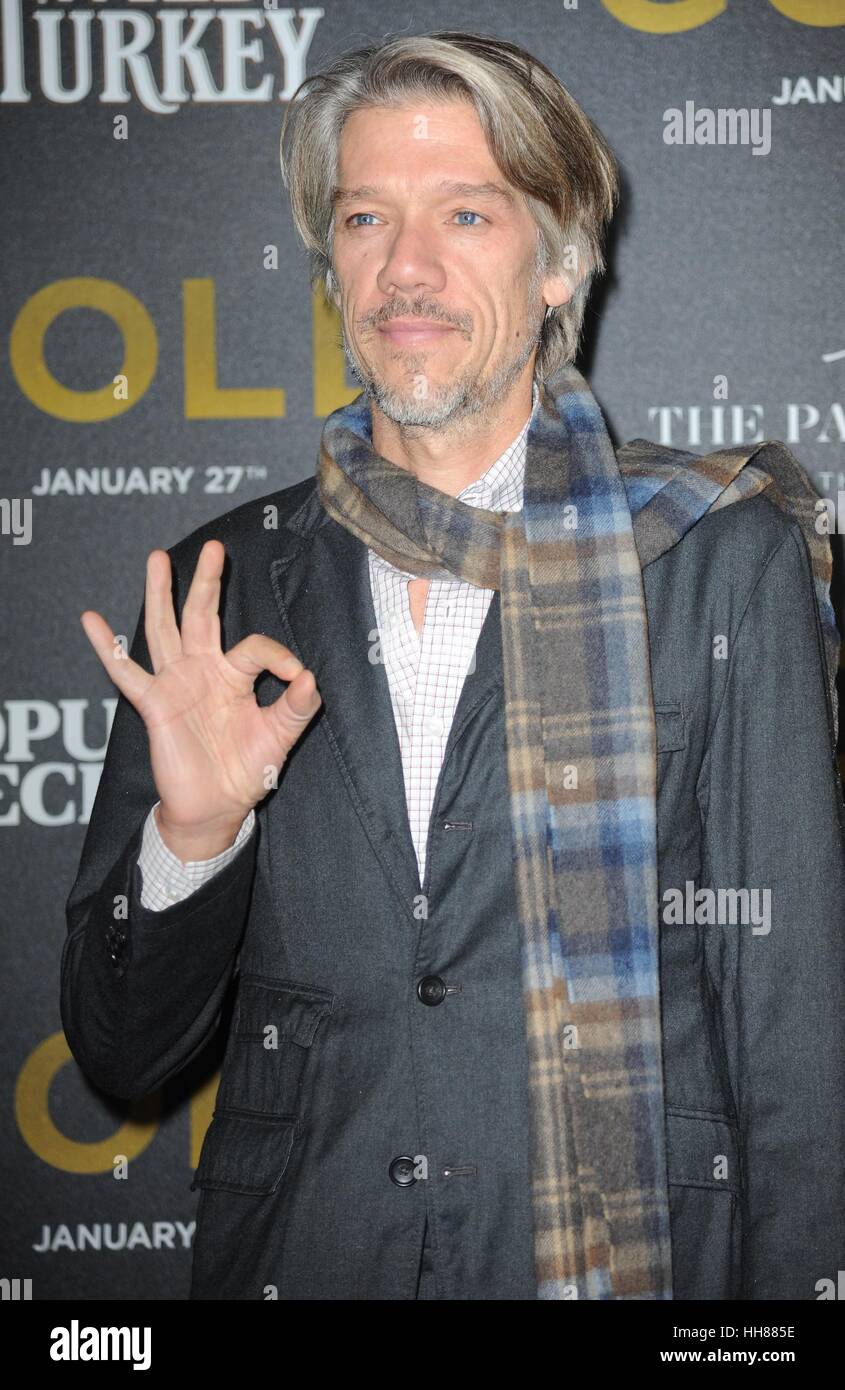 New York, NY, USA. 17th Jan, 2017. Stephen Gaghan at arrivals for GOLD ...