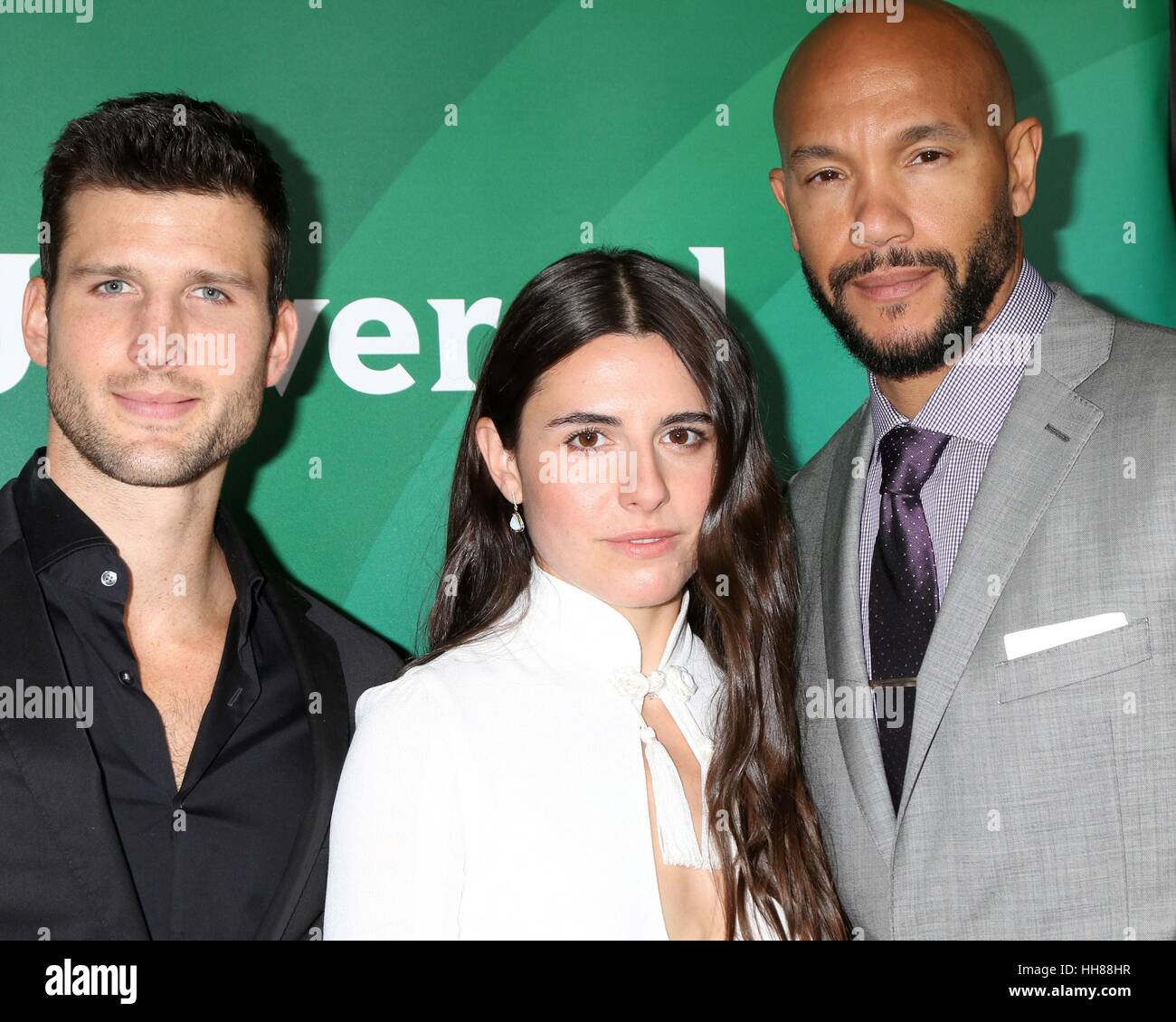 Pasadena, CA. 17th Jan, 2017. Parker Young, Marianne Rendon, Stephen ...