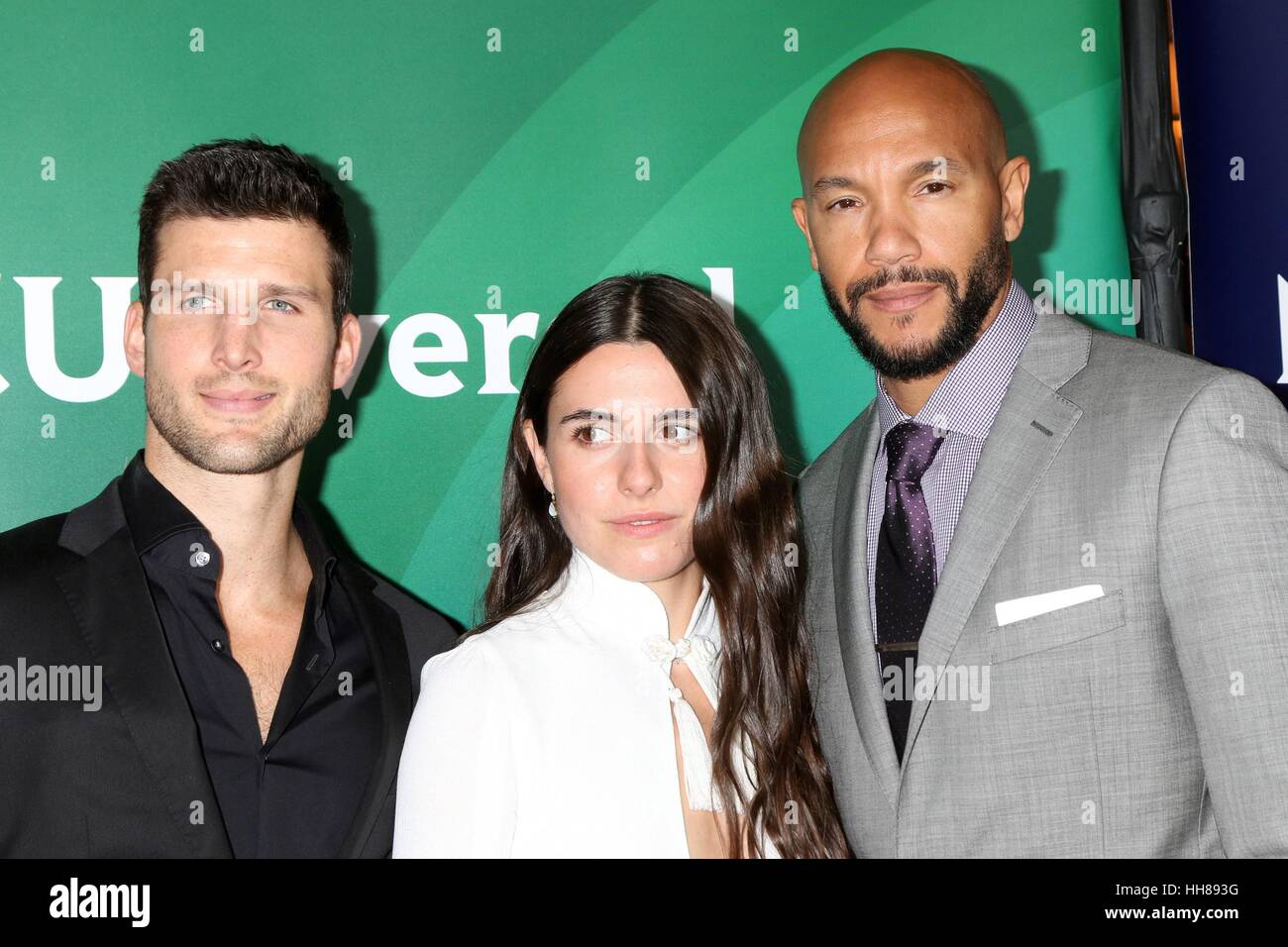 Pasadena, CA. 17th Jan, 2017. Parker Young, Marianne Rendon, Stephen ...