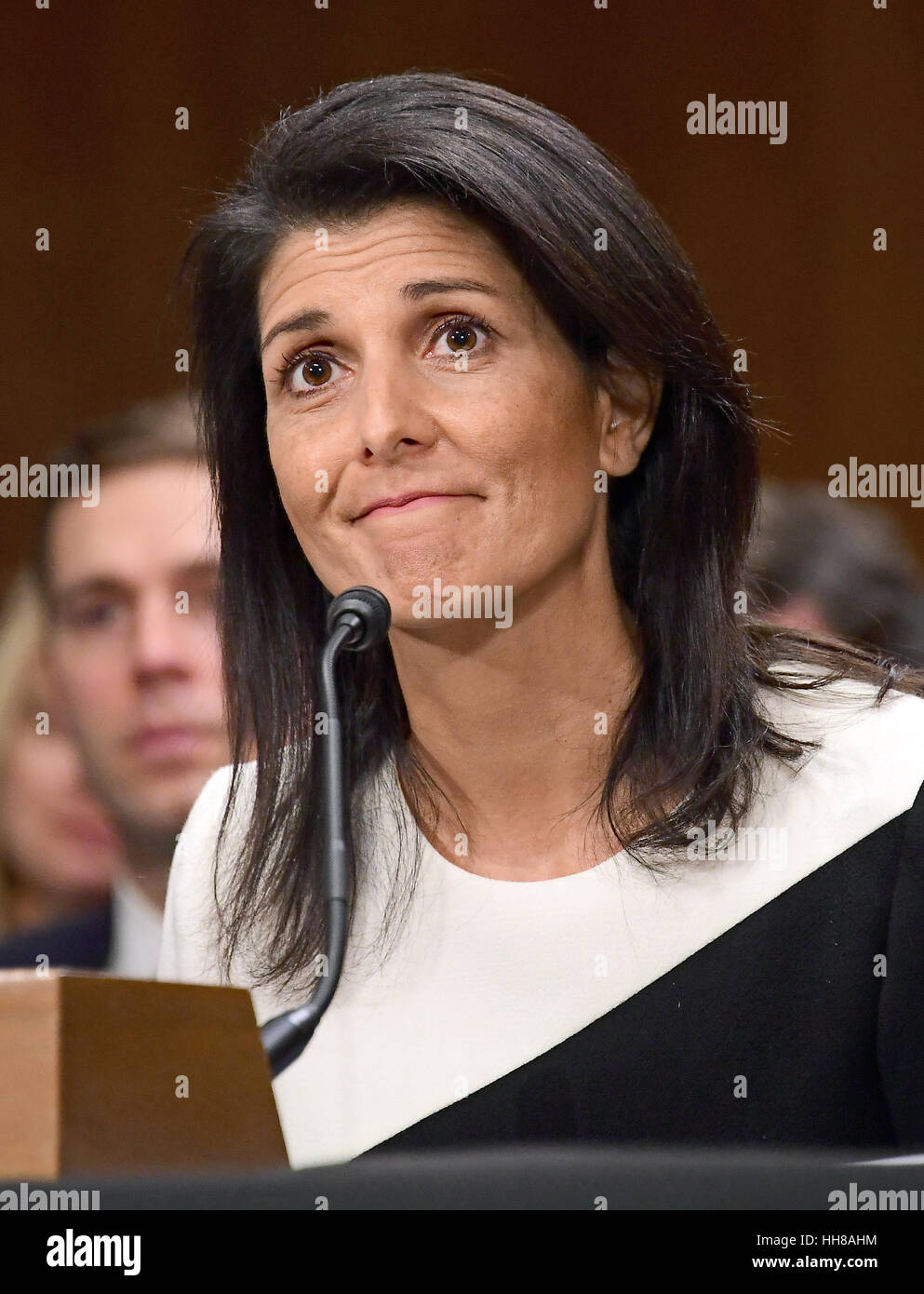 Governor Nikki R. Haley (Republican of South Carolina) testifies before ...