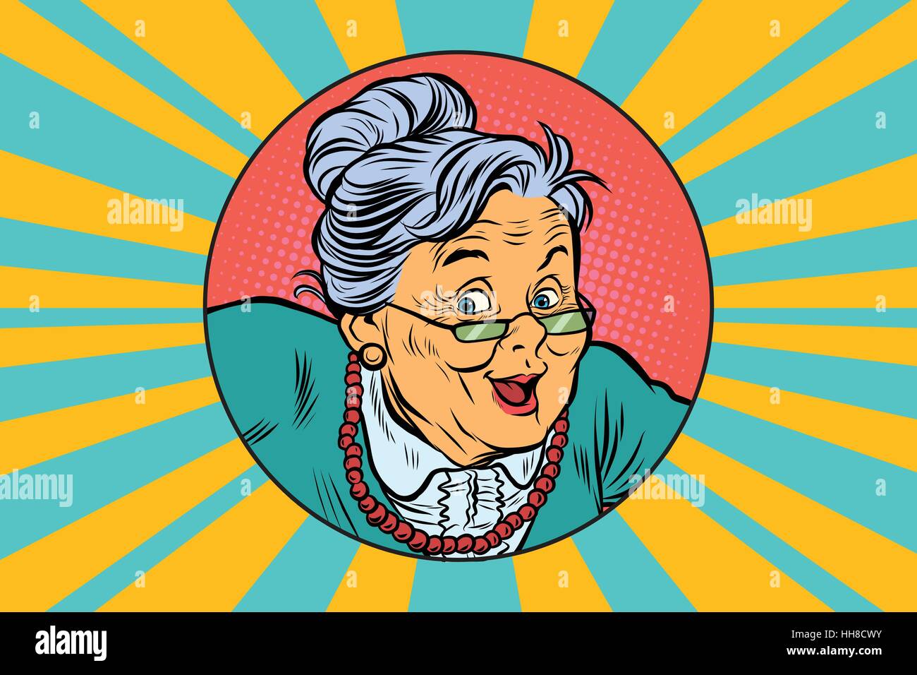 Grandma art Stock Vector Images - Alamy