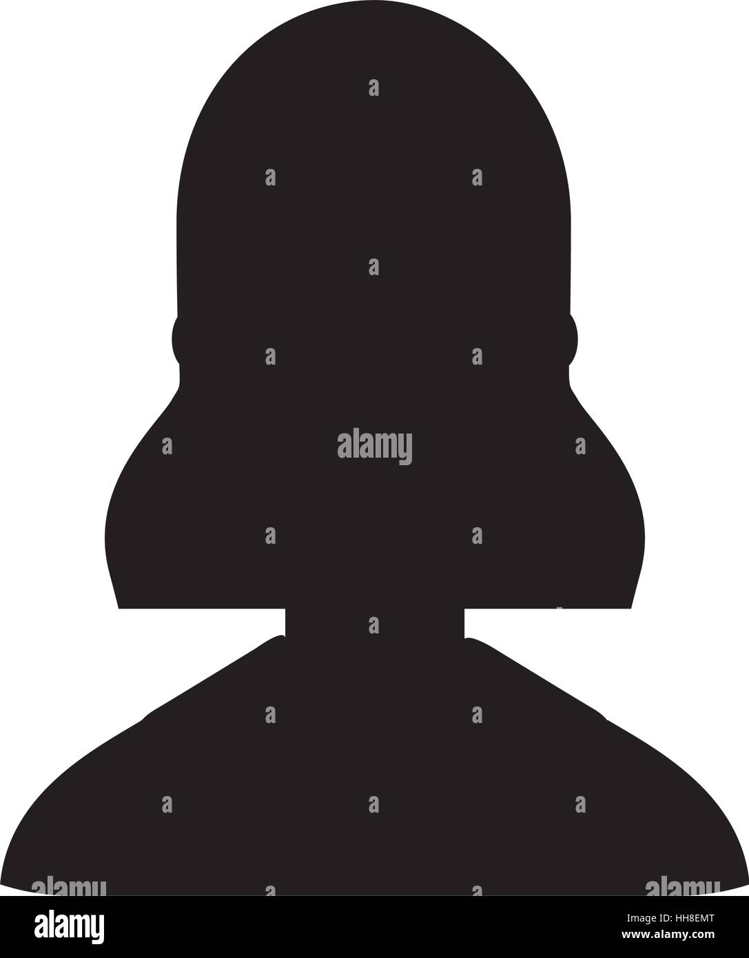 silhouette user avatar icon vector illustration design Stock Vector ...