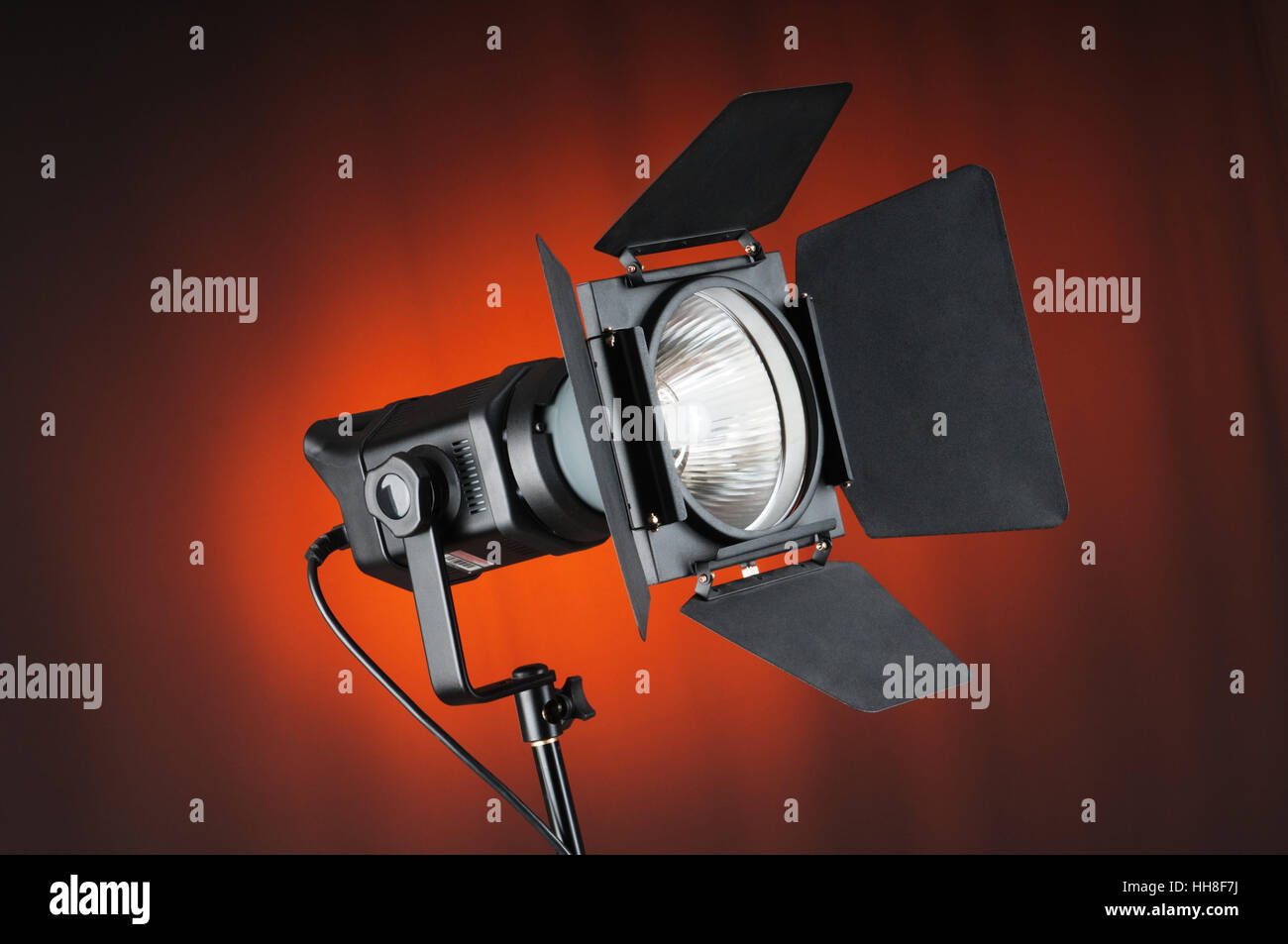 Projector lights wtih space for your text Stock Photo - Alamy