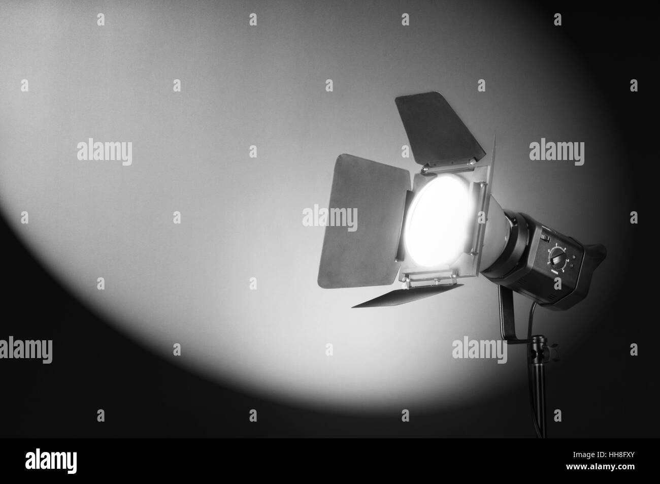 Projector lights wtih space for your text Stock Photo - Alamy