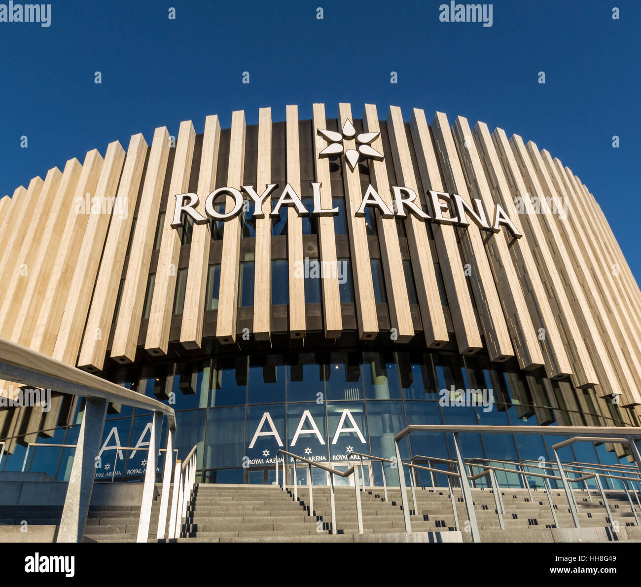 Royal Arena, an multi-use indoor arena, Copenhagen, Denmark Stock Photo ...